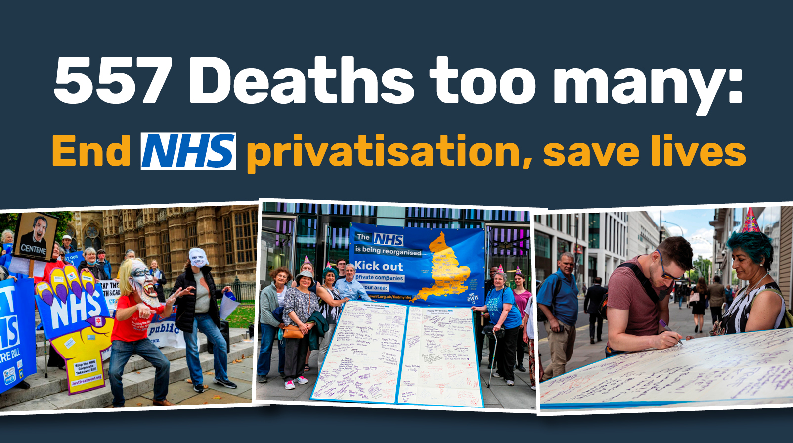 Join the fight to end NHS privatisation and save lives | We Own It