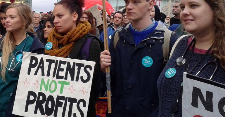 We can't let private companies have a permanent presence in our NHS ...